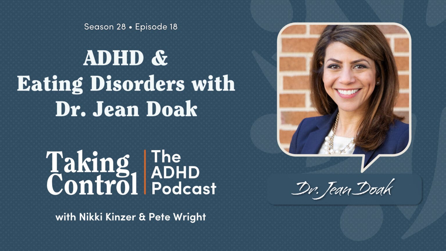 ADHD & Eating Disorders with Dr. Jean Doak • TruStory FM